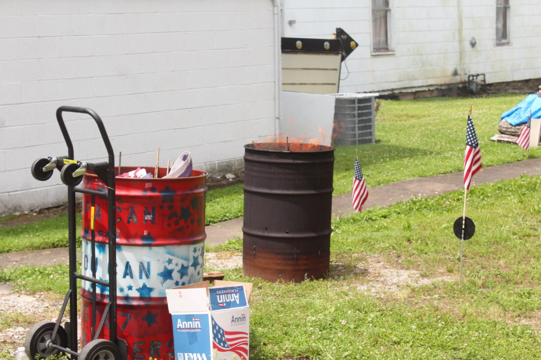 Sistersville American Legion Holds Flag Retirement Ceremony | News ...
